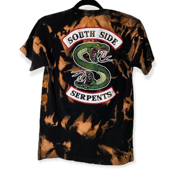 Riverdale | Tops | Riverdale South Side Serpents Bleached Shirt | Poshmark
